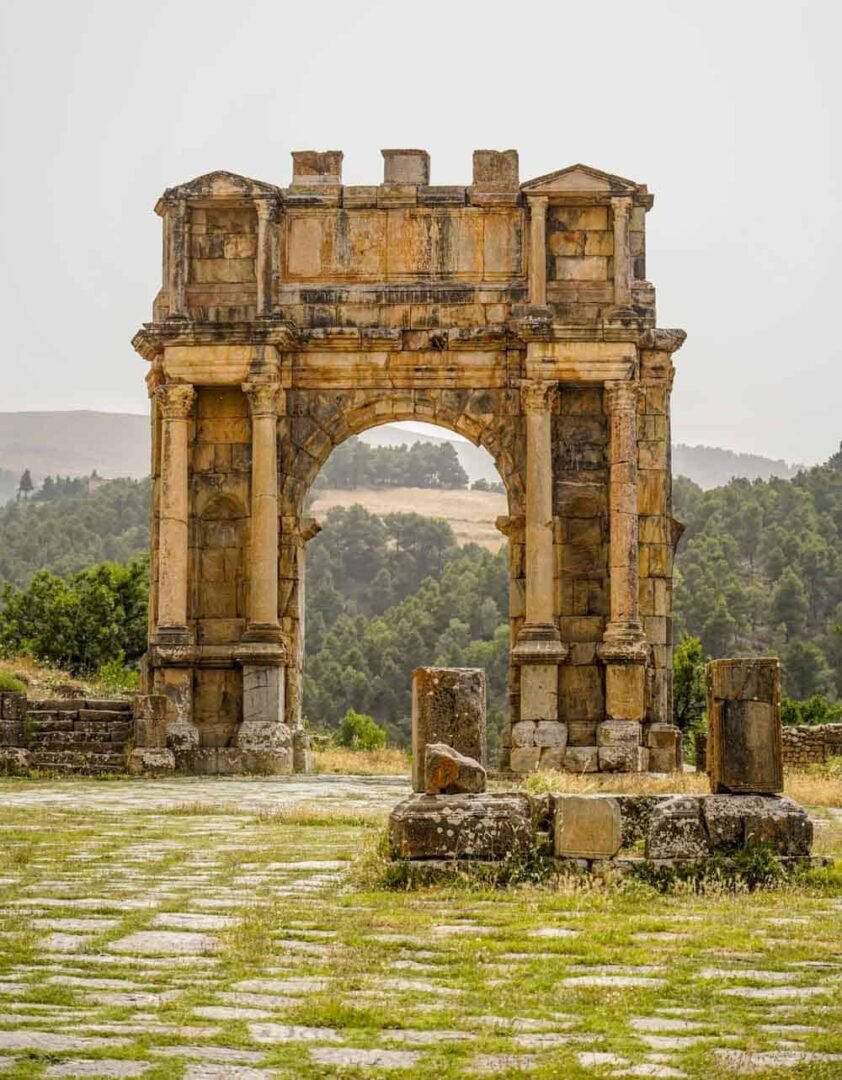 Djemila Roman Ruins, A Unesco World Herritage Sites In Algeria ...